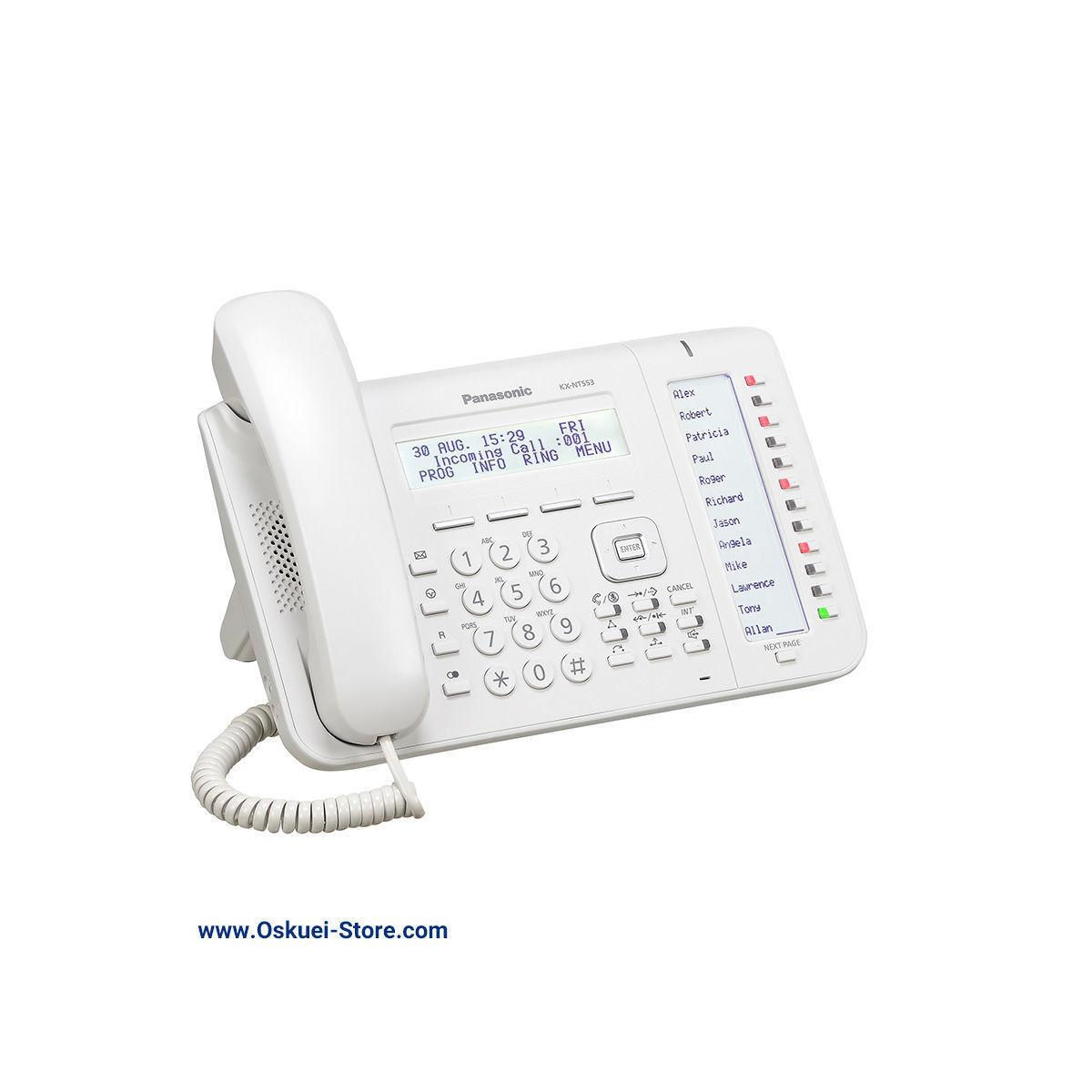 گوشی تلفن آی پی اختصاصی سانترال پاناسونيک KX-NT553-فروشگاه تلفن اسکویی ...